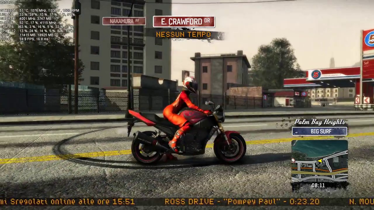 Burnout Paradise Remastered PC || Motorcycle Gameplay || 1080p60 - YouTube