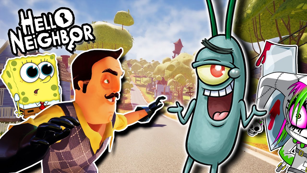 HELLO PLANKTON (Spongebob) | Hello Neighbor Mod - YouTube