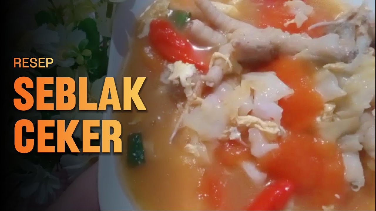 RESEP SEBLAK CEKER PEDAS DAN SIMPLE - YouTube