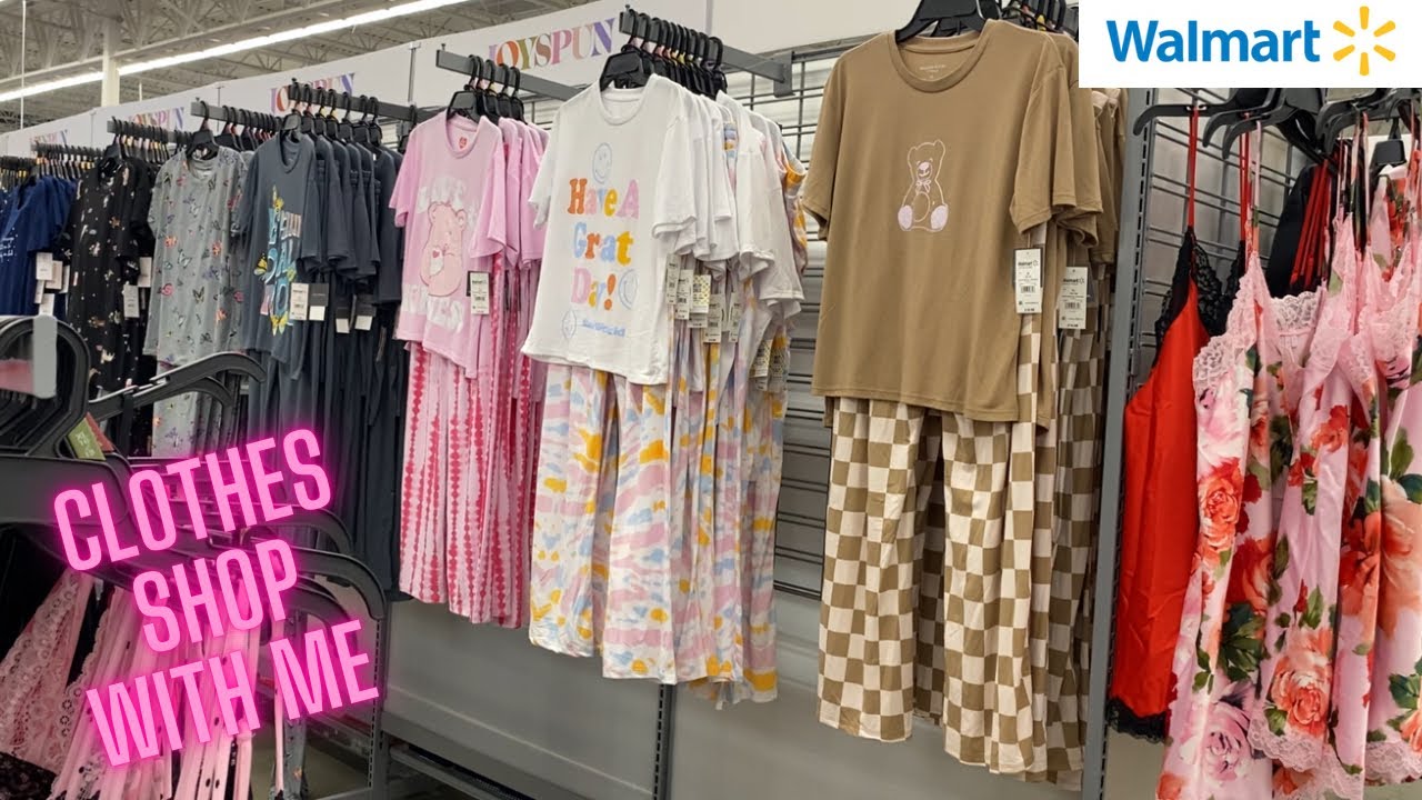 WALMART WOMEN’S PAJAMAS 👗 WALMART SHOP WITH ME 👚 WALMART SPRING ...