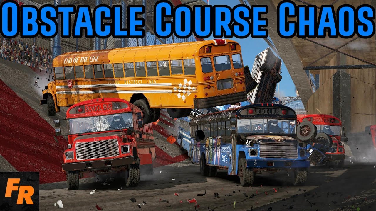 Obstacle Courses And Bus Chaos - Wreckfest - YouTube