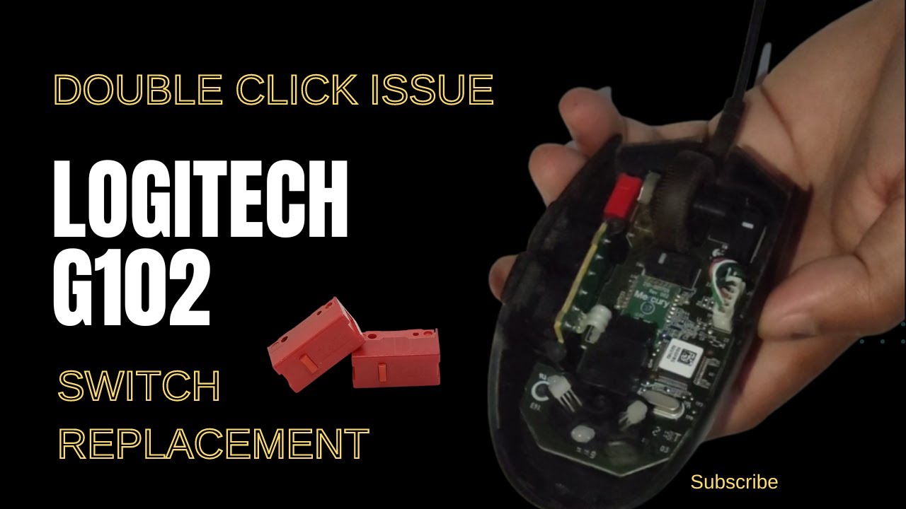 Logitech G102 Micro Switch Button Replacement - YouTube