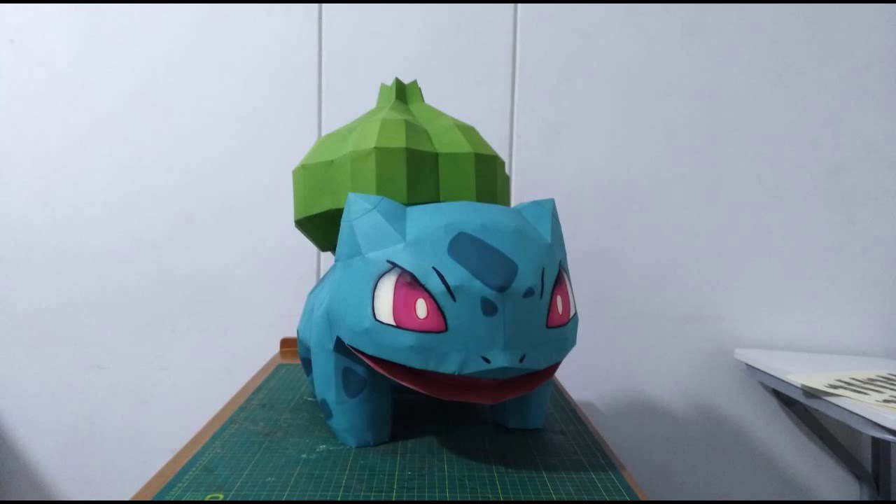 Bulbasaur Papercraft - Pokemón - YouTube
