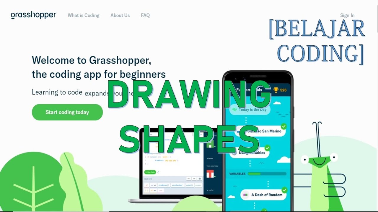 Belajar Coding Berbasis Java Script Drawing Shapes Grasshopper Youtube
