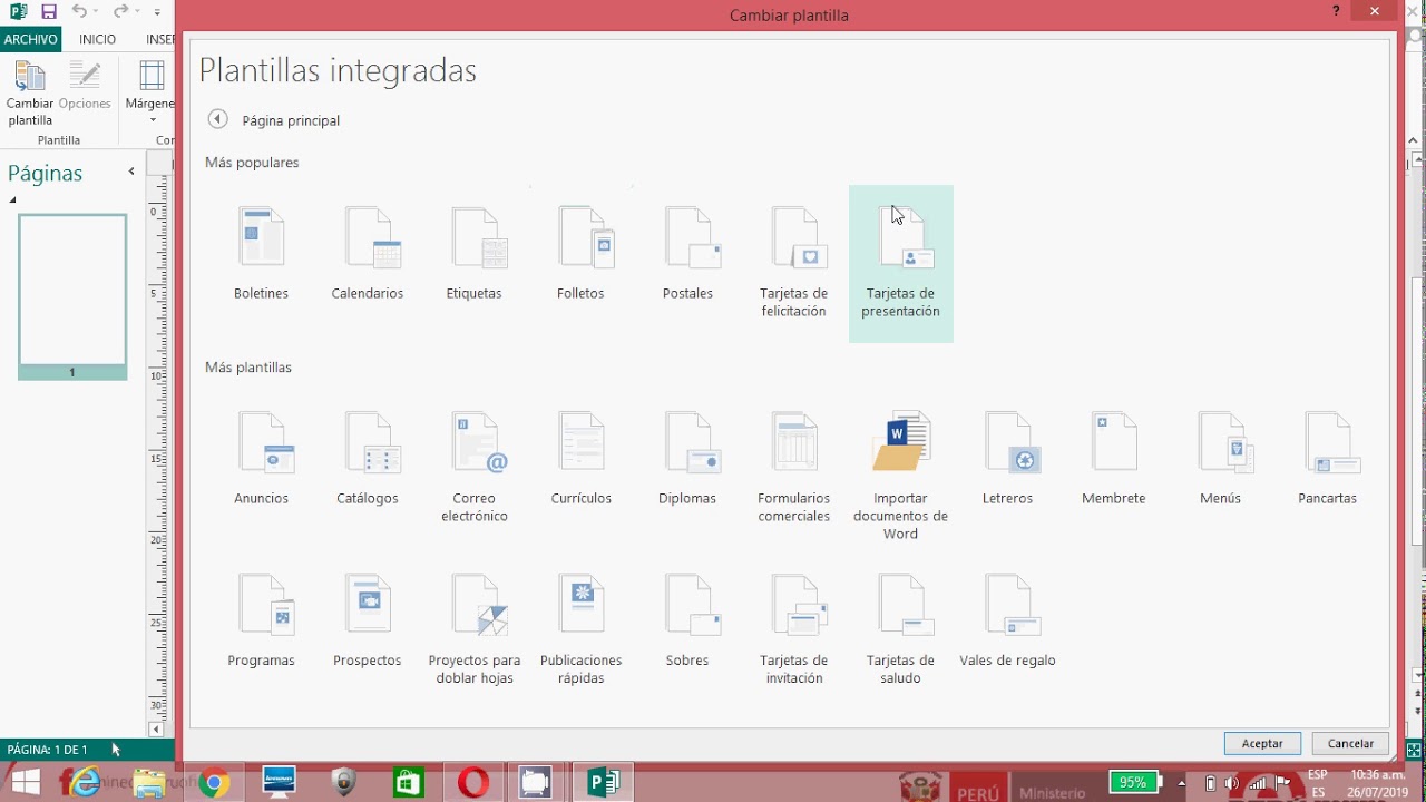 Publisher 1 - Crear un Boletin - YouTube