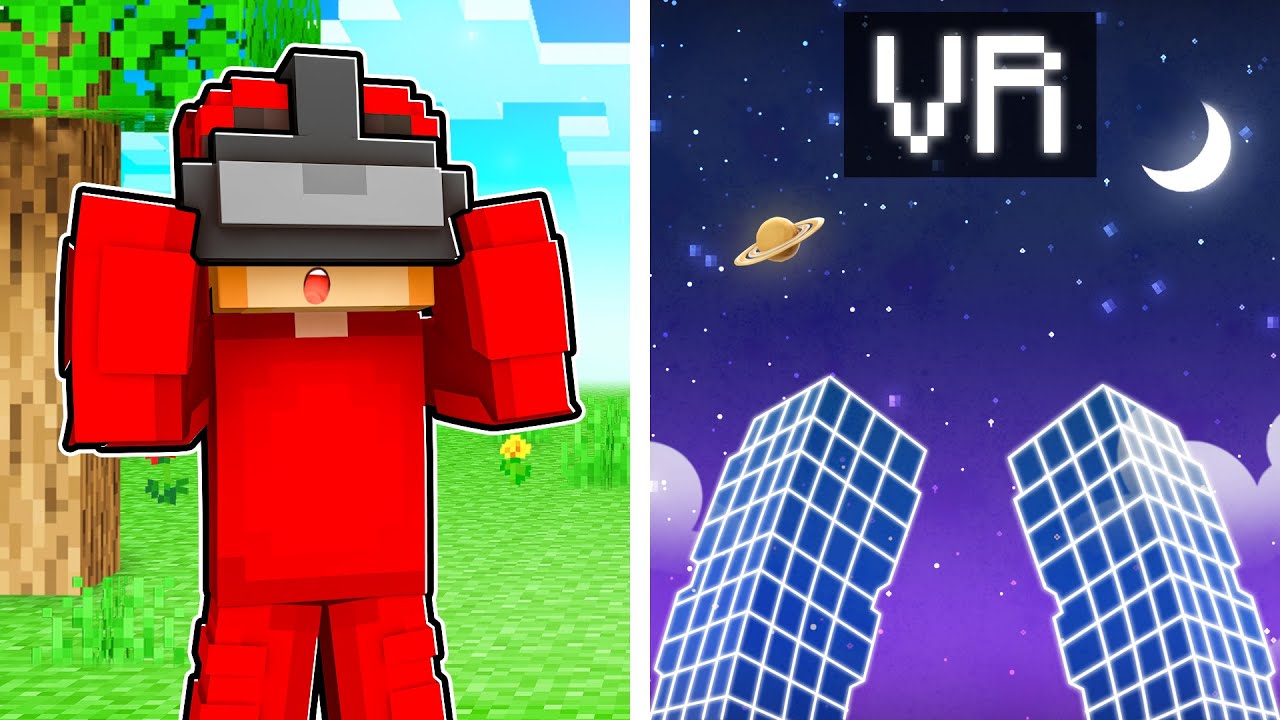 We Played VR in Minecraft! - YouTube