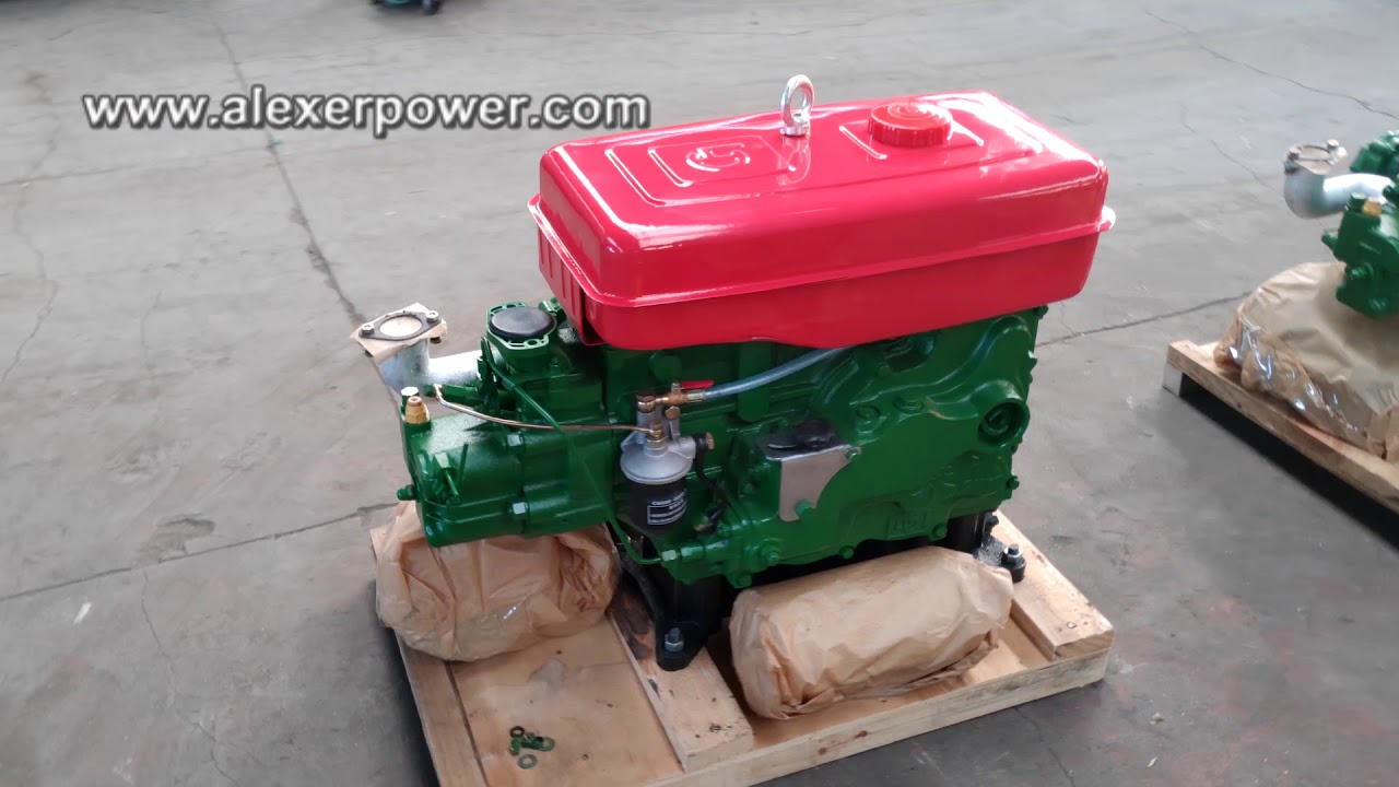 Single cylinder one cylinder diesel engine for tractor generator 27hp ...