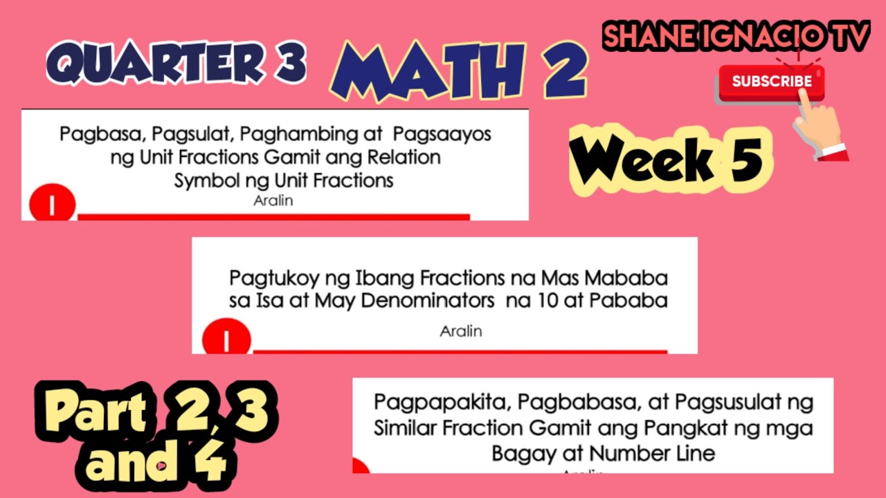 MATH 2 Q3 WEEK 5 PART 2, 3 & 4 - YouTube