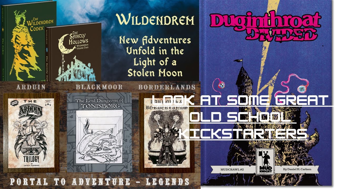 Some Great Old School TTRPG Kickstarters - YouTube