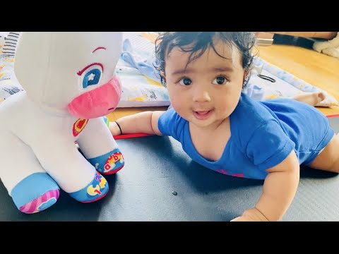 May Vlog - Ira rolled to her tummy!! | Four Month Old Baby Ira | Part 1 ...