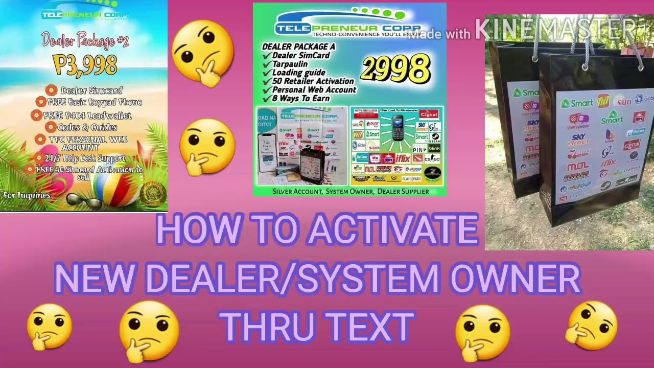 HOW TO ACTIVATE TPC NEW DEALER/SYSTEM OWNER THRU TEXT OR SMS|TPC SINGLE ...