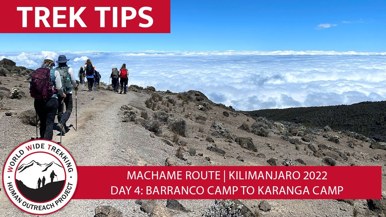 Climbing Kilimanjaro Day 4: Barranco Camp to Karanga Camp | Trek Tips ...