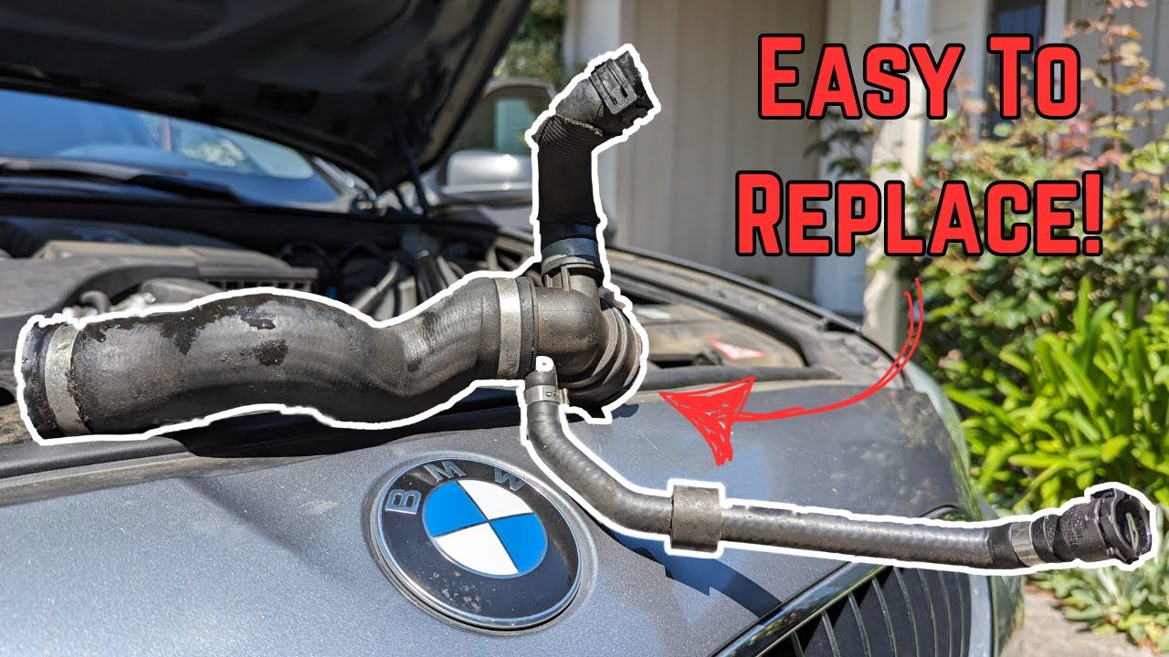BMW N55 Upper Radiator Hose Replacement || Complete DIY Tutorial! - YouTube