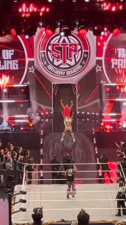 Anthony Bowens makes his return at aew dynasty #aewdynasty #wrestling - YouTube