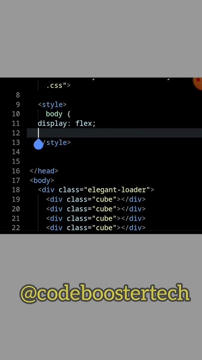 Most Atteractive Loader Using Html Css Codebooster Cssloader