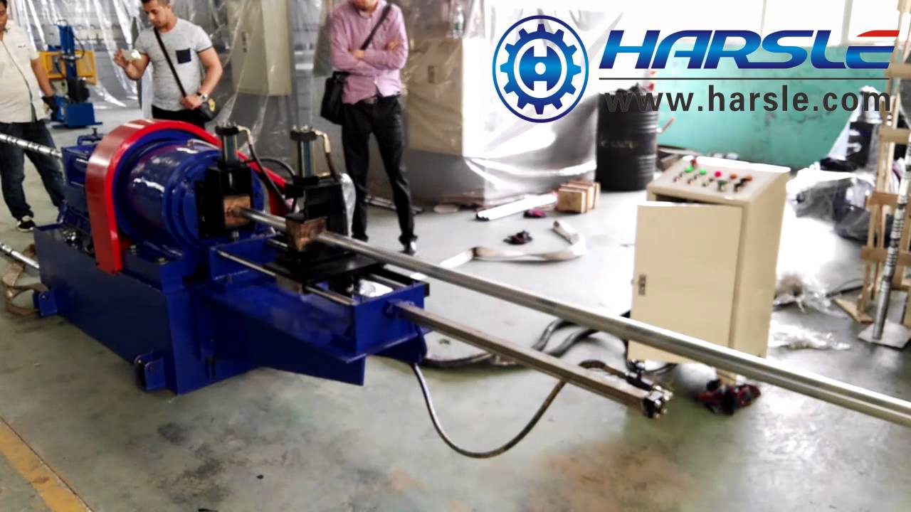 HS-51 Tube embossing machine, stainless steel pipe swaging machine ...