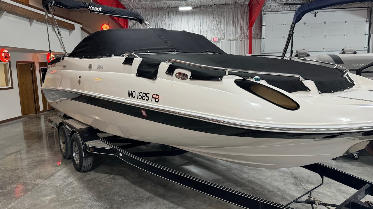 2003 Harris Kayot 240 Deckboat $18,900 exterior - YouTube