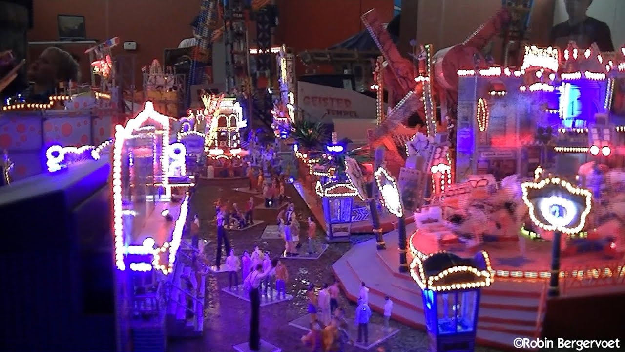 Fairground model show Wervershoof 2014 - YouTube