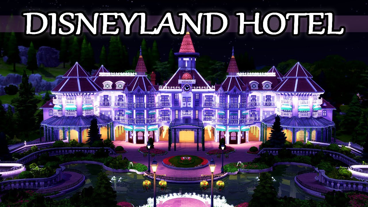 Disneyland Hotel - Disneyland Paris | Sims 4 Speed Build | No CC - YouTube