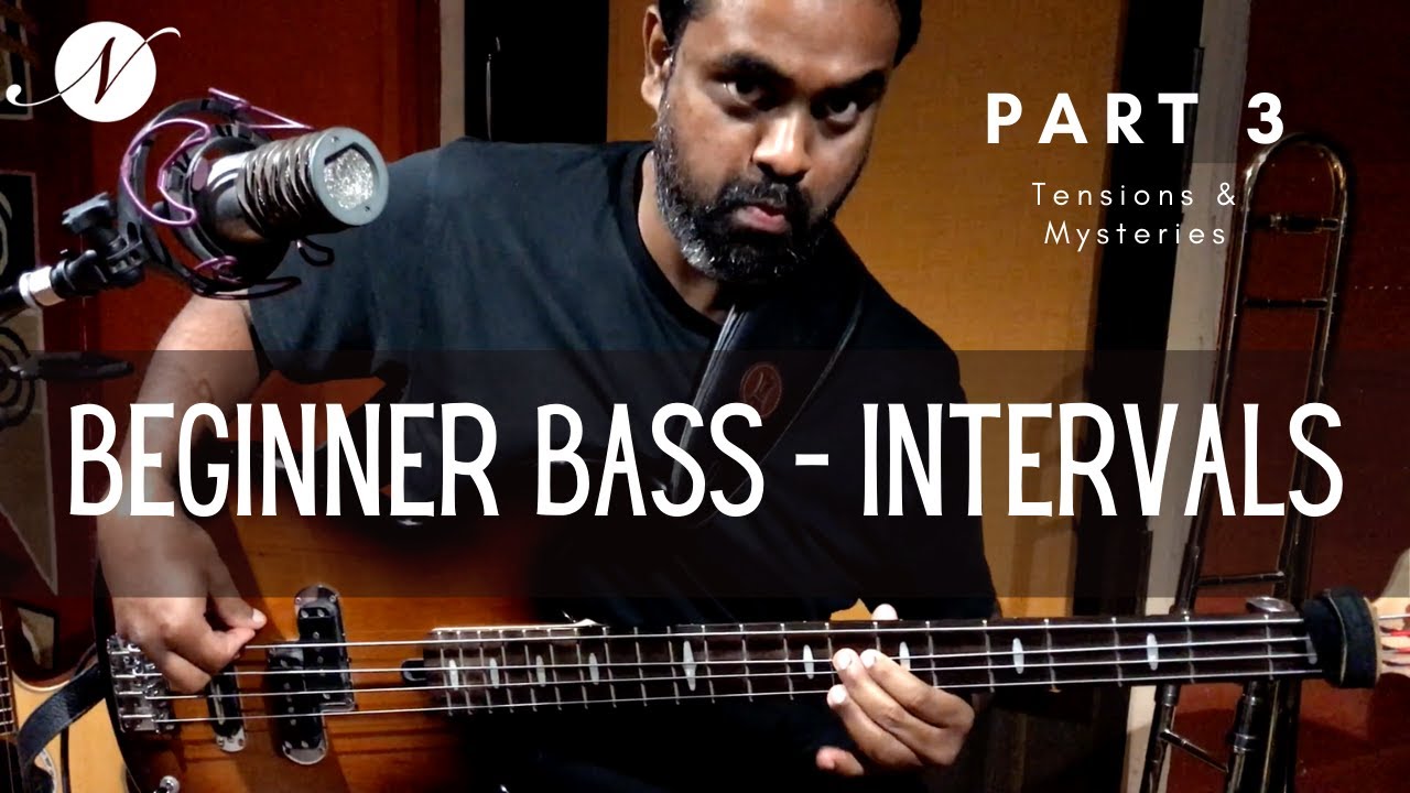 Beginner Bass Guitar - Intervals (Tensions & Mystery) - YouTube