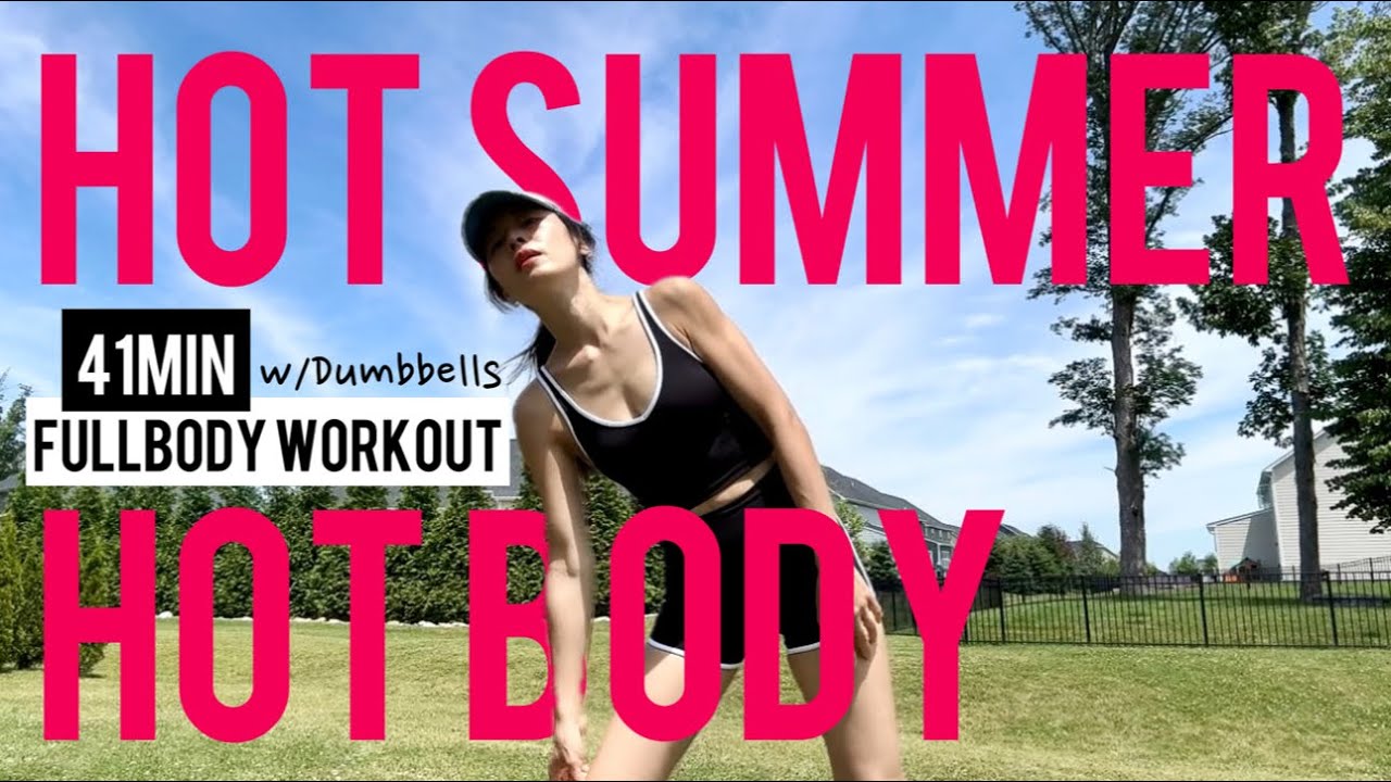 [HOT SUMMER HOT BODY - WEEK7] 41MINFULL BODY WORKOUT AT HOME | HIIT w ...