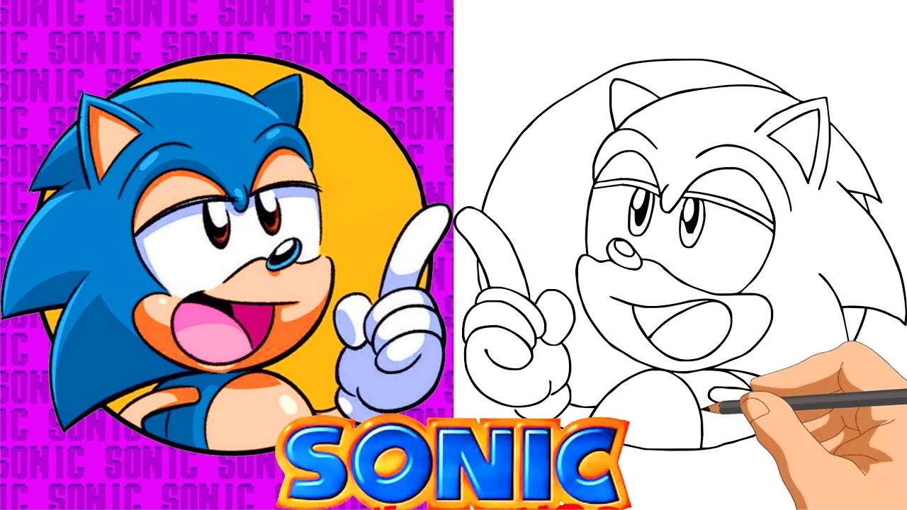How to draw SONIC The Hedgehog 2020 - game animation comic sega ...