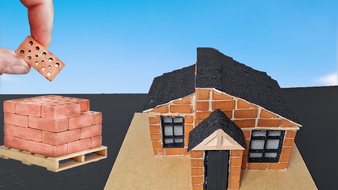 I Built a Tiny House with Over 100 Bricks! 🏠🔥 (Epic DIY Project) - YouTube