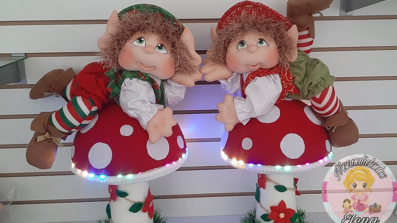 Duendecito en hongo 🎄. Video 1. 🎅 - YouTube