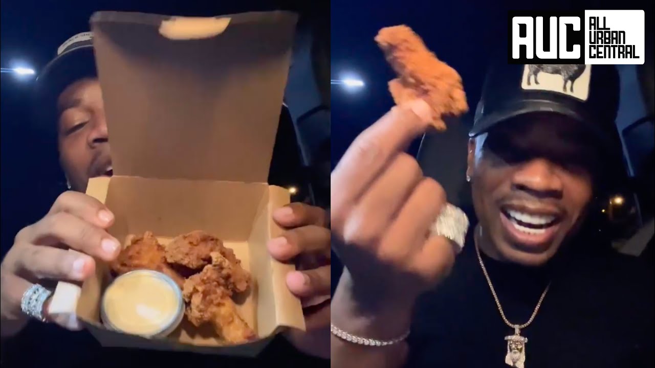 Rick Ross Eating Kfc