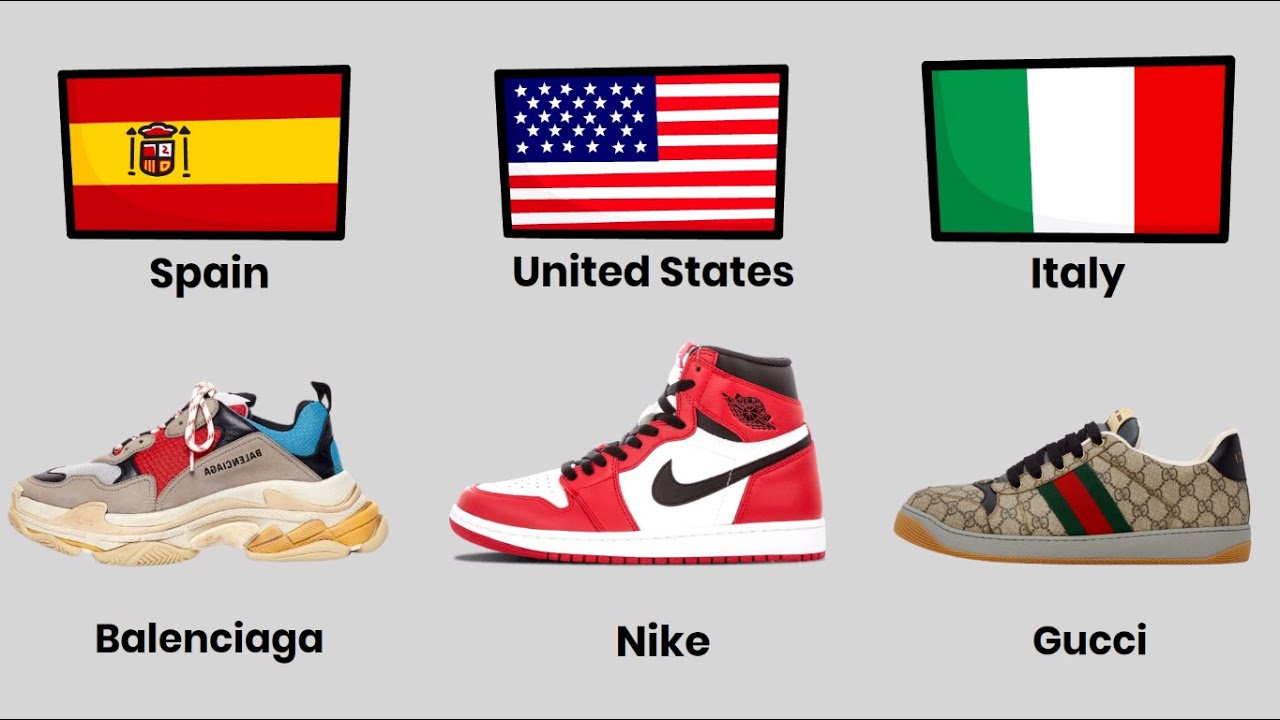 Shoes From Different Countries | Shoes Brands By Countries - YouTube