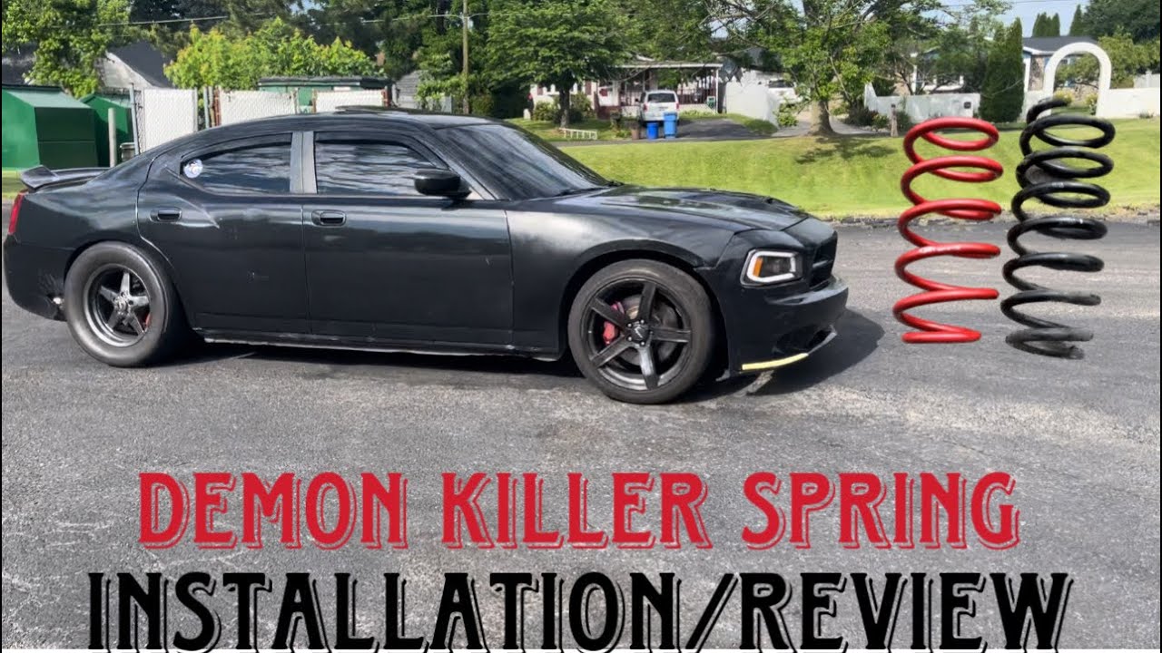 Srt8 with demon killer springs installation/Review - YouTube