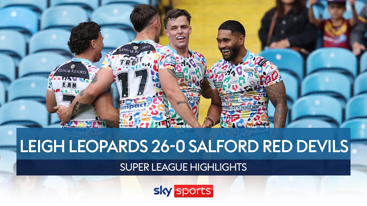 Leopards THRASH Red Devils 🪄 | Leigh Leopards 26-0 Salford Red Devils | Rugby League Highlights ...