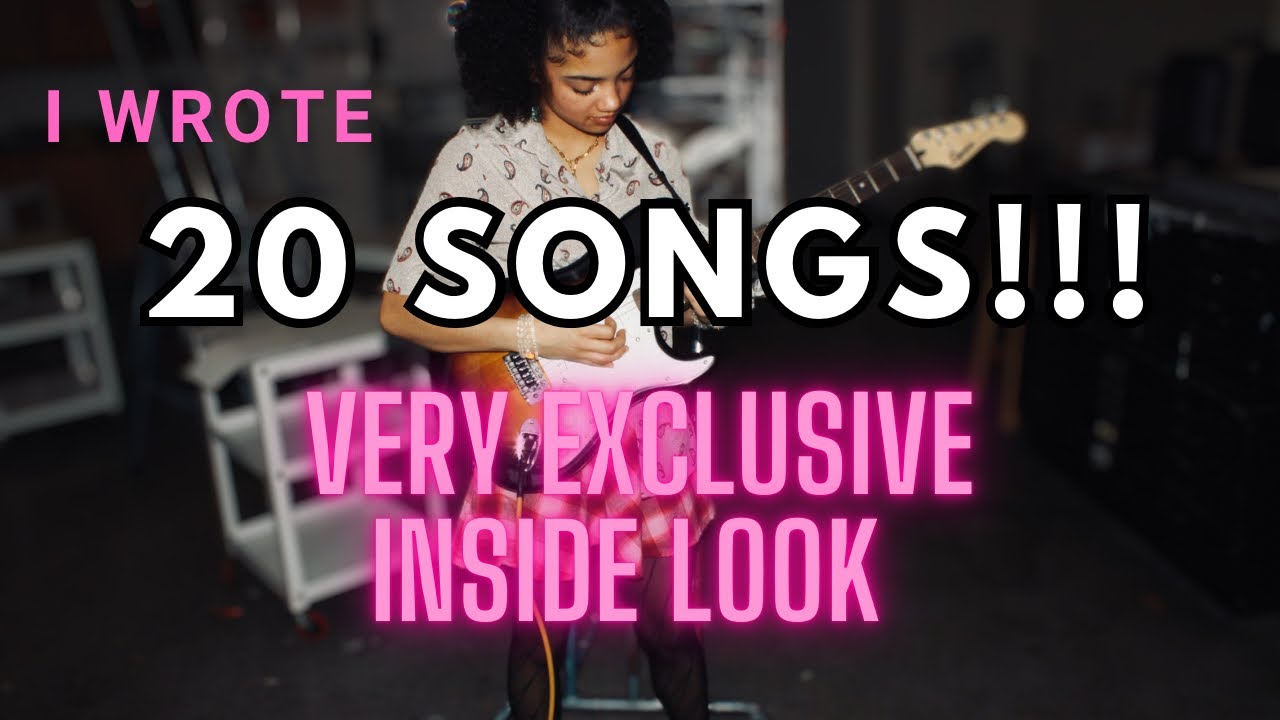 EP. 1 - I Wrote 20 Songs!!! Exclusive look into my songwriting journal ...