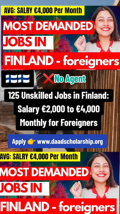 Most High Demand Job in Finland for foreigners 2025 #jobsearch #shrots #jobs - YouTube