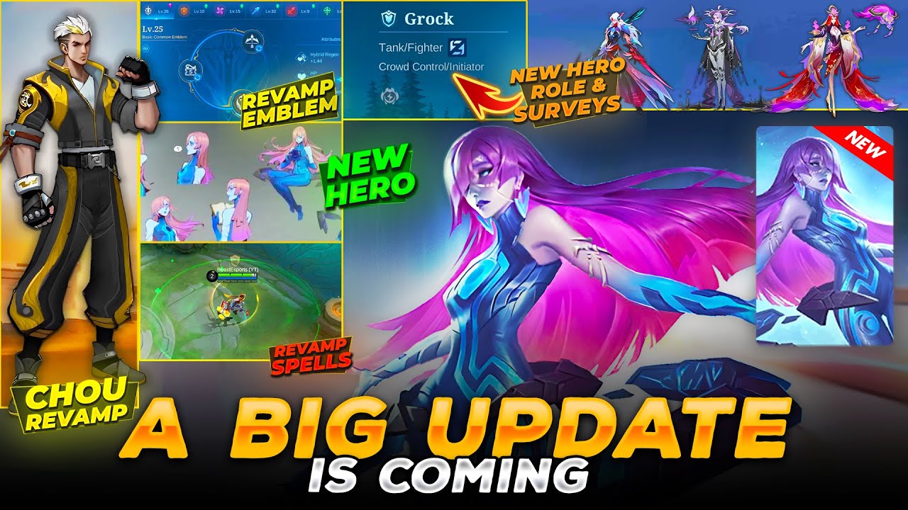 A BIG UPDATE IS COMING | NEW HERO NOVARIA | NEW EMBLEM SYSTEM | CHOU ...