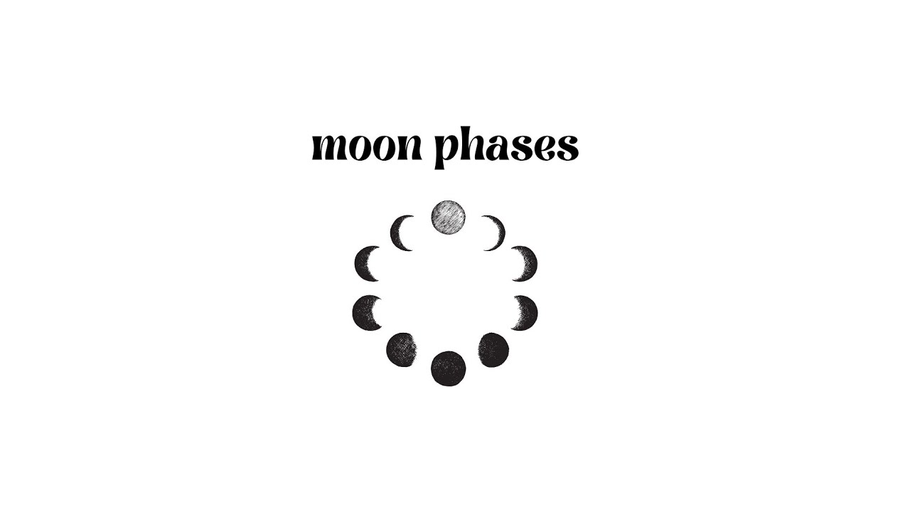 [1월] 초간단 달의 위상 설명 Moon phases - YouTube