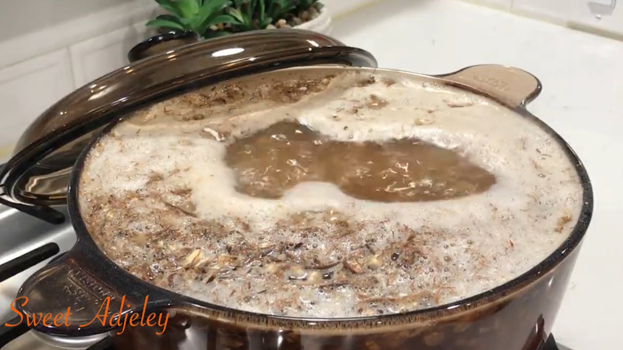 How To Make The Authentic ŋmɛdaa Recipe | Nmedaa | Local Corn Malt ...