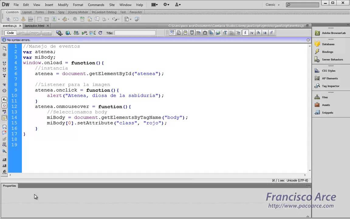 [Curso] Eventos onMouseOver y onMouseOut [JS] - YouTube