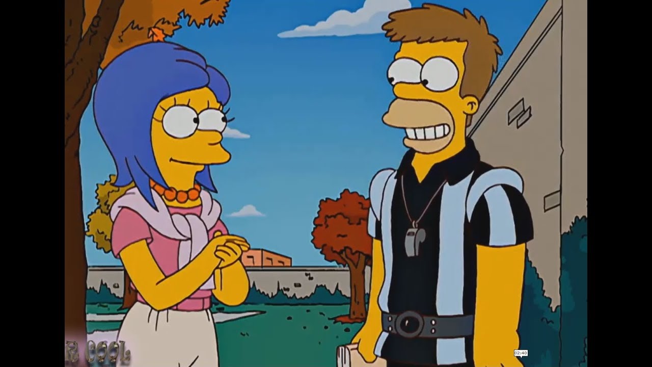 The Simpsons -Had In College Love Story Of The Couple Homer ! - YouTube