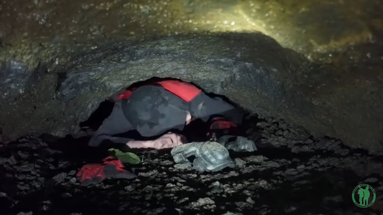 Crawling through the tightest cave I've ever been in! - YouTube