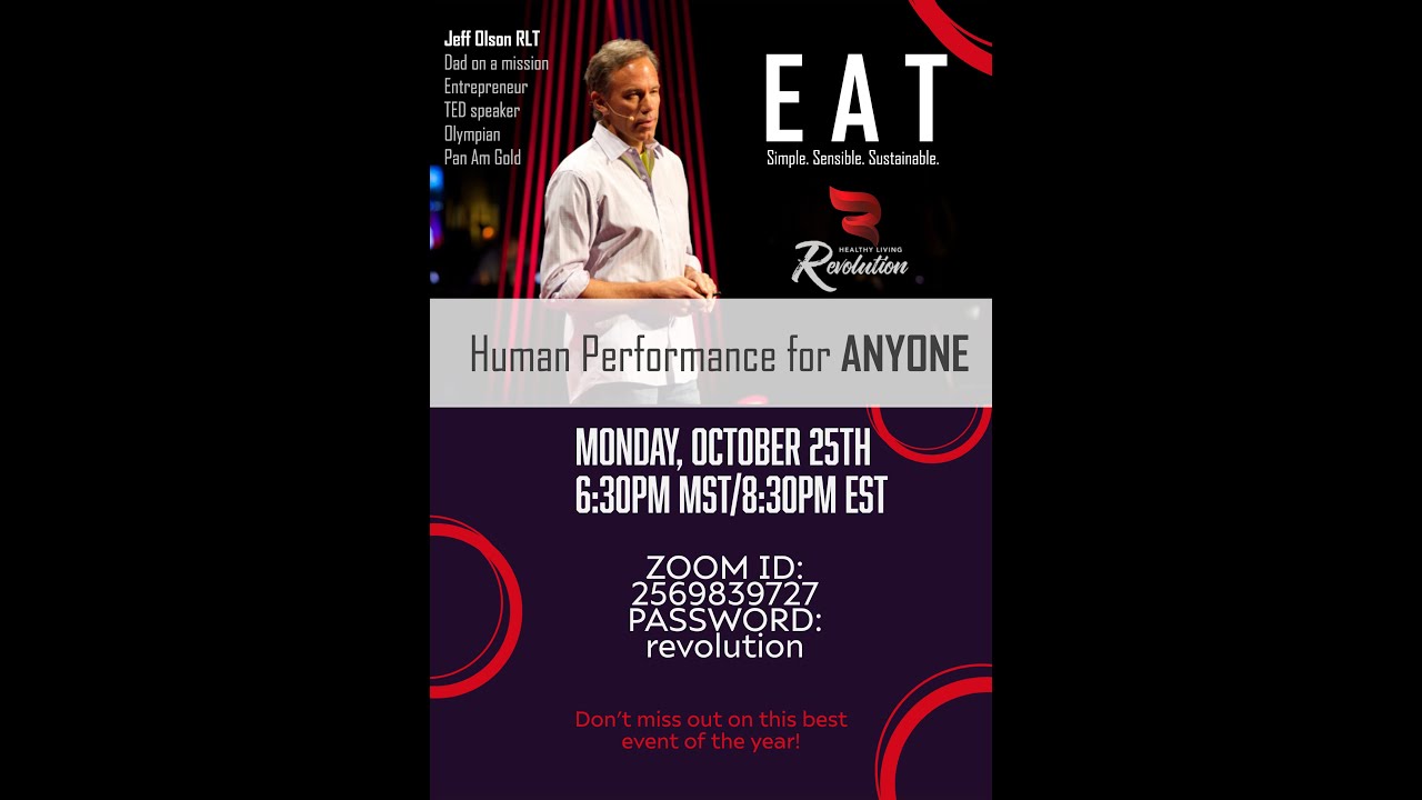 EAT- Fueling Performance with Jeff Olson - YouTube