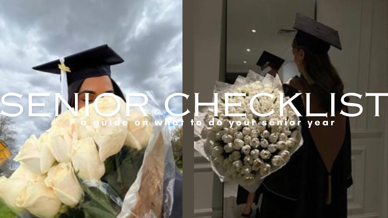 SENIOR CHECKLIST a guide on what to do your senior year - YouTube