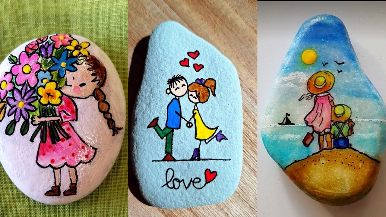 Marvellous and Unique hand printed Stone art designs in 2025 - YouTube
