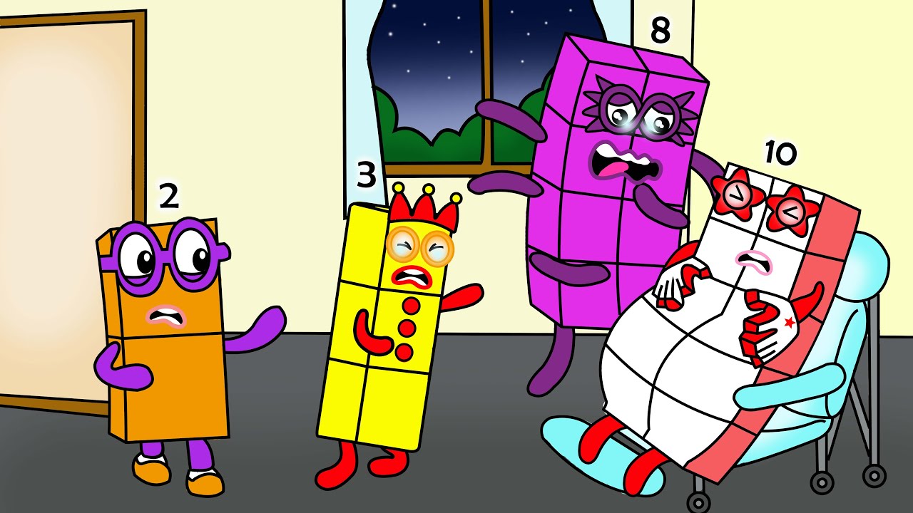 Treatment actually causes stomach ache NB10 - Numberblocks Fanmade ...