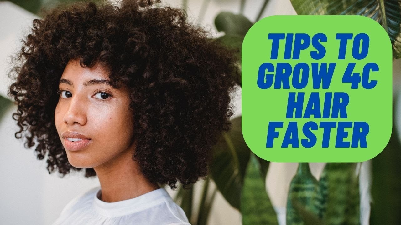 How to Grow 4c Hair Faster In a Month | tips to grow 4c hair naturally ...