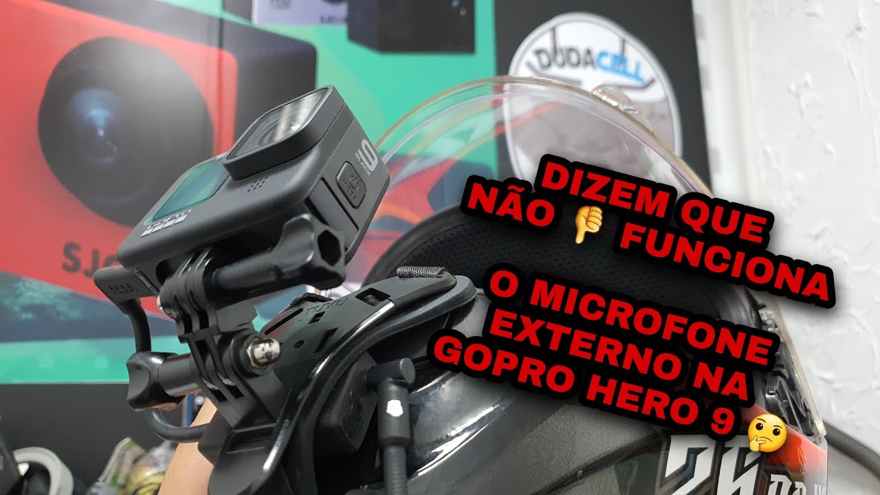 GOPRO HERO 9 BLACK Com Microfone EXTERNO ? TESTEI Com Microfone ...