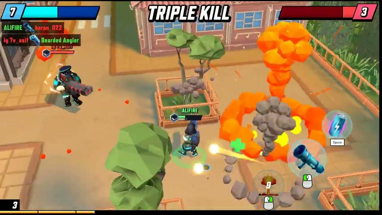 Gridpunk - 3v3 Battle Royale Gameplay #1 - YouTube