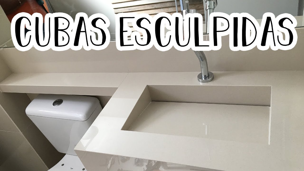 TIPOS DE CUBAS ESCULPIDAS PARA LAVATÓRIOS DE PORCELANATO - YouTube