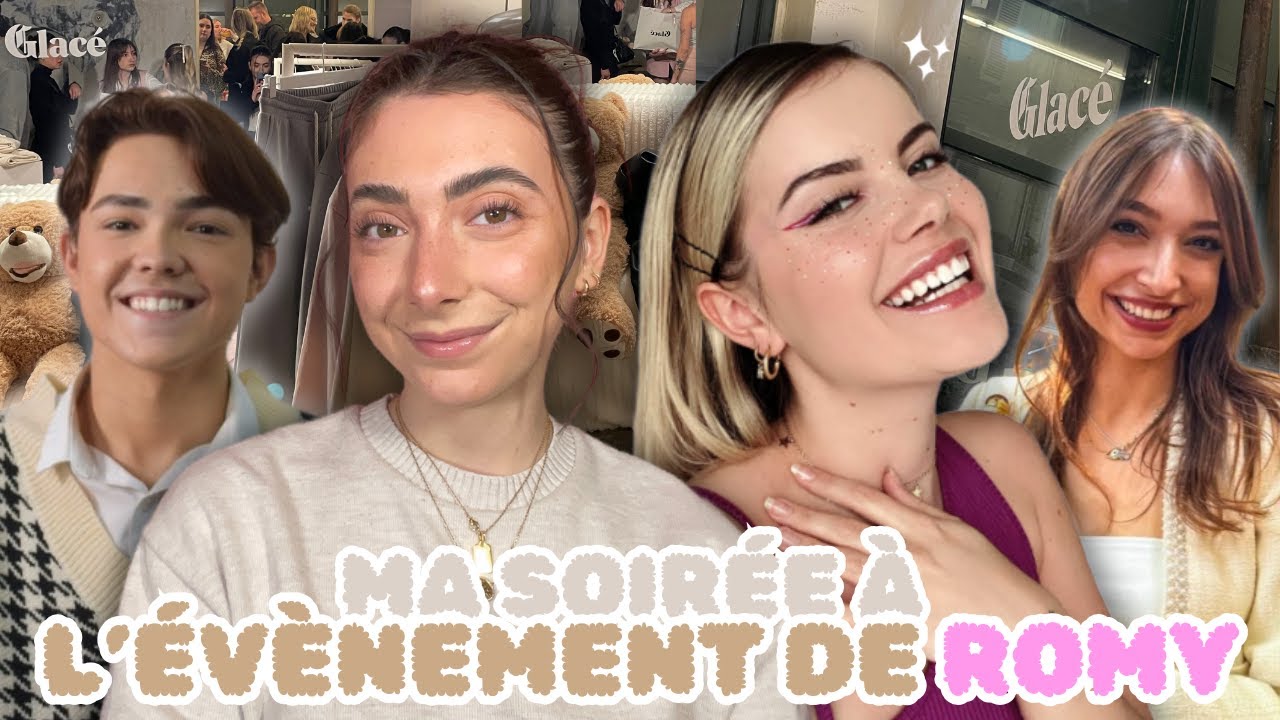 J'AI ÉTÉ INVITÉ AU PREMIER ÉVÈNEMENT GLACÉ STUDIO 🪩🤩 (par Romy) - YouTube