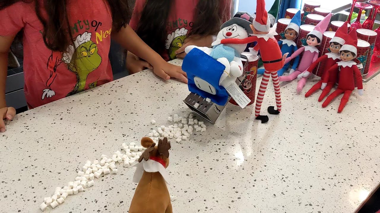 ELF GRATING FROSTY ELF ON THE SHELF EASY IDEAS - YouTube
